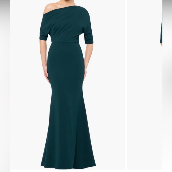 Betsy & Adam | Dresses | New Betsy Adam One Shoulder Crepe Scuba ...